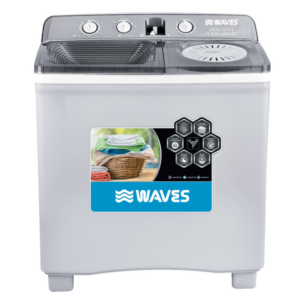 WAVES TWIN TUB WWM-75TT SMART (8 KG) – Wavesplus